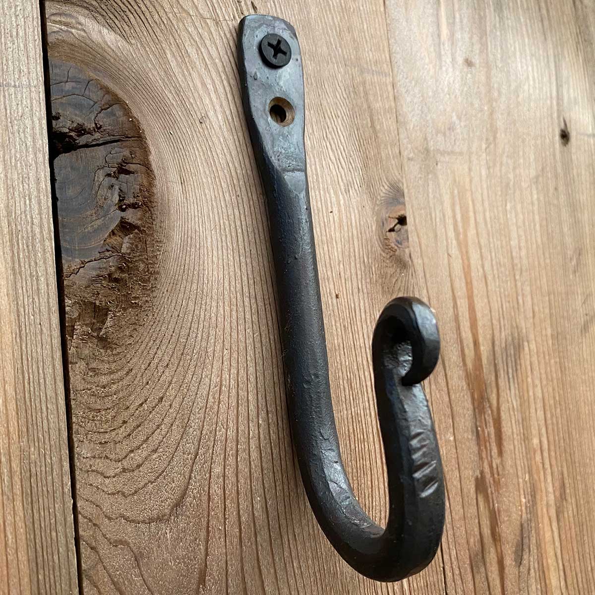 Hand Forged Bigger Hook - Hammered Metal / Iron - Ghost Town Hardware ...