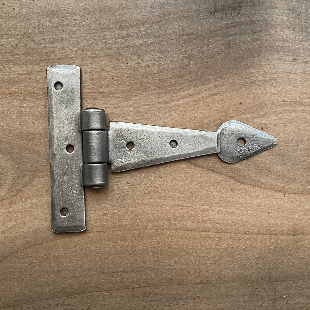 Small Forged Hinge for Cabinets, Small Doors, Furniture in Silver / Pe ...