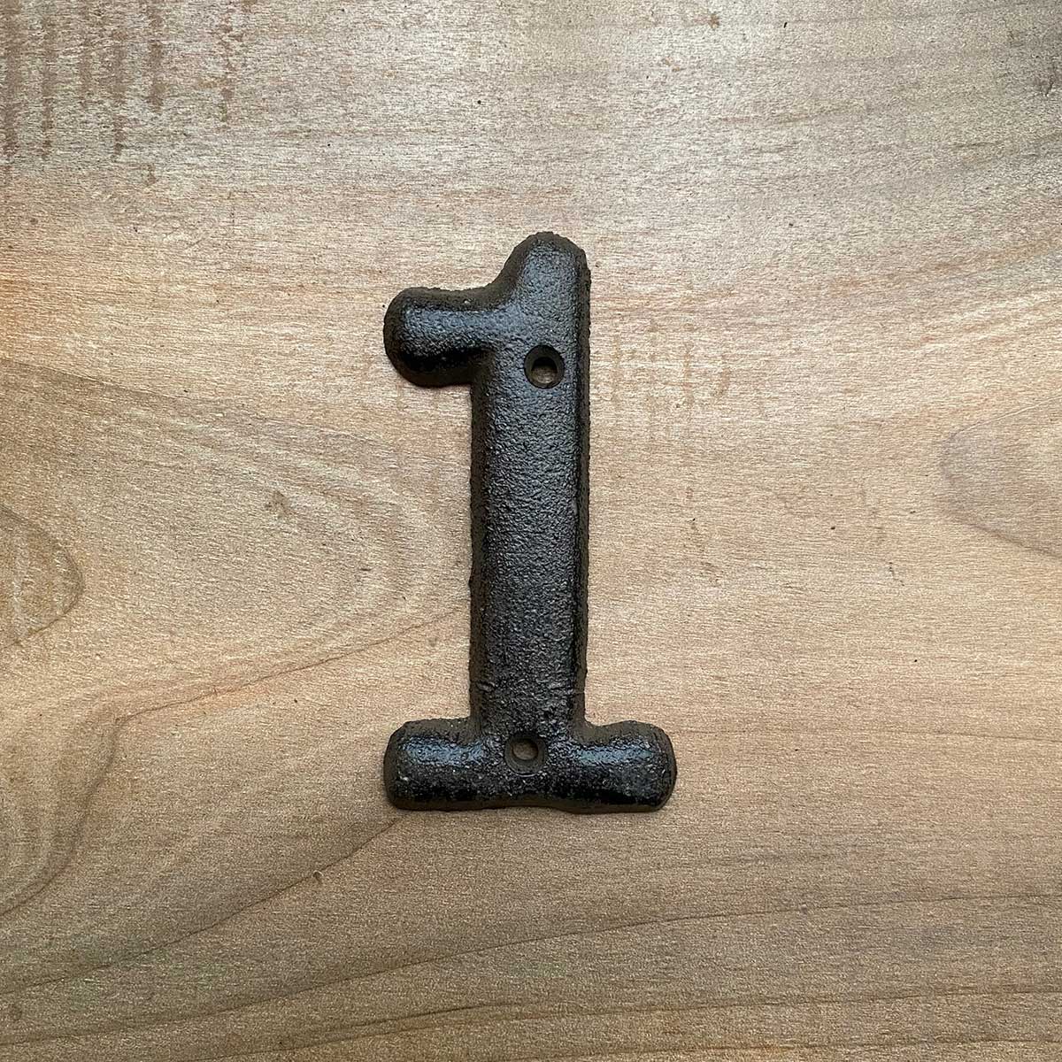 Rustic Cast Iron Number 1 – Lostwestern